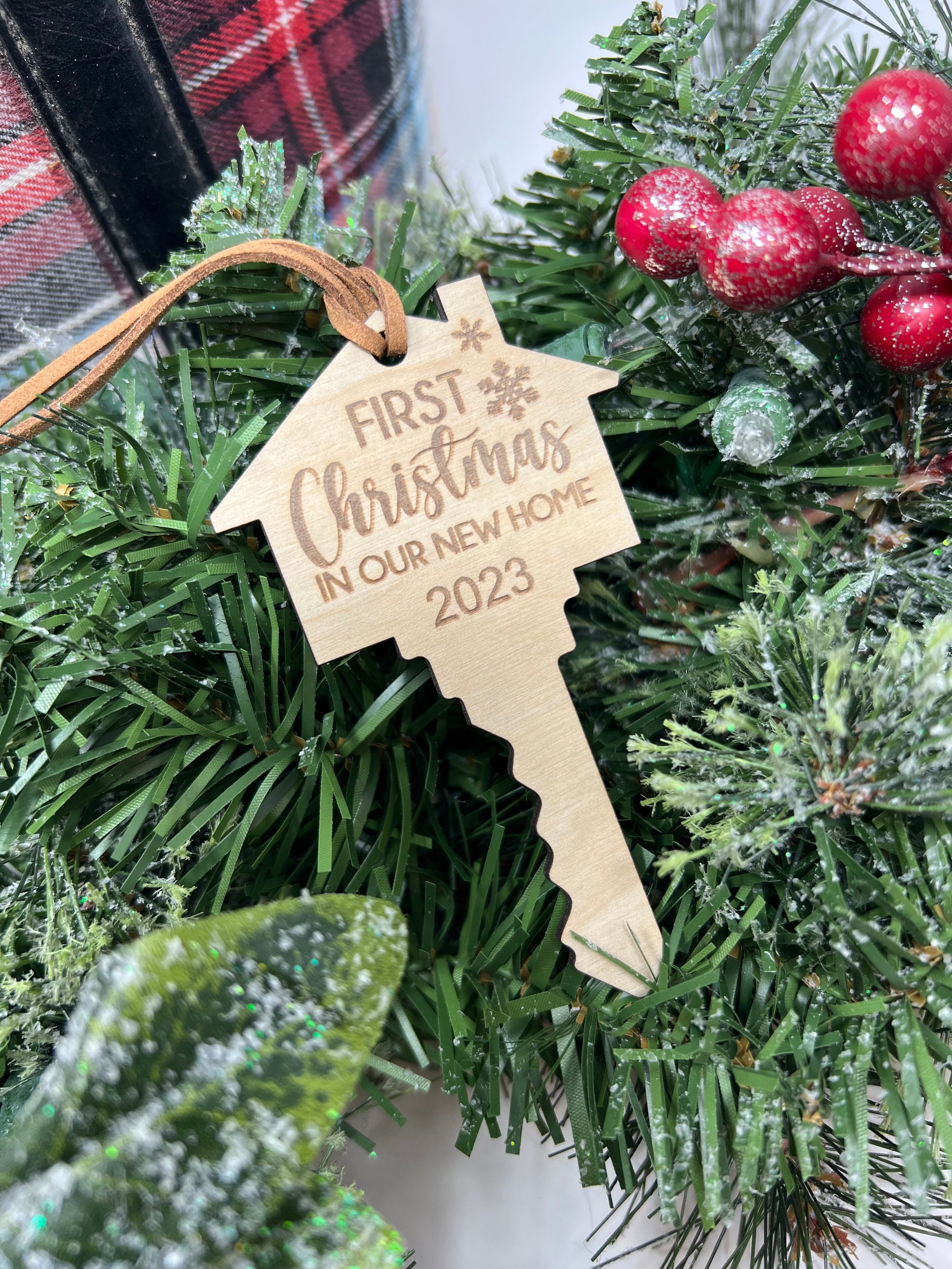 FIRST CHRISTMAS IN OUR NEW HOME KEY - Ornament | Shelby & Jun ...